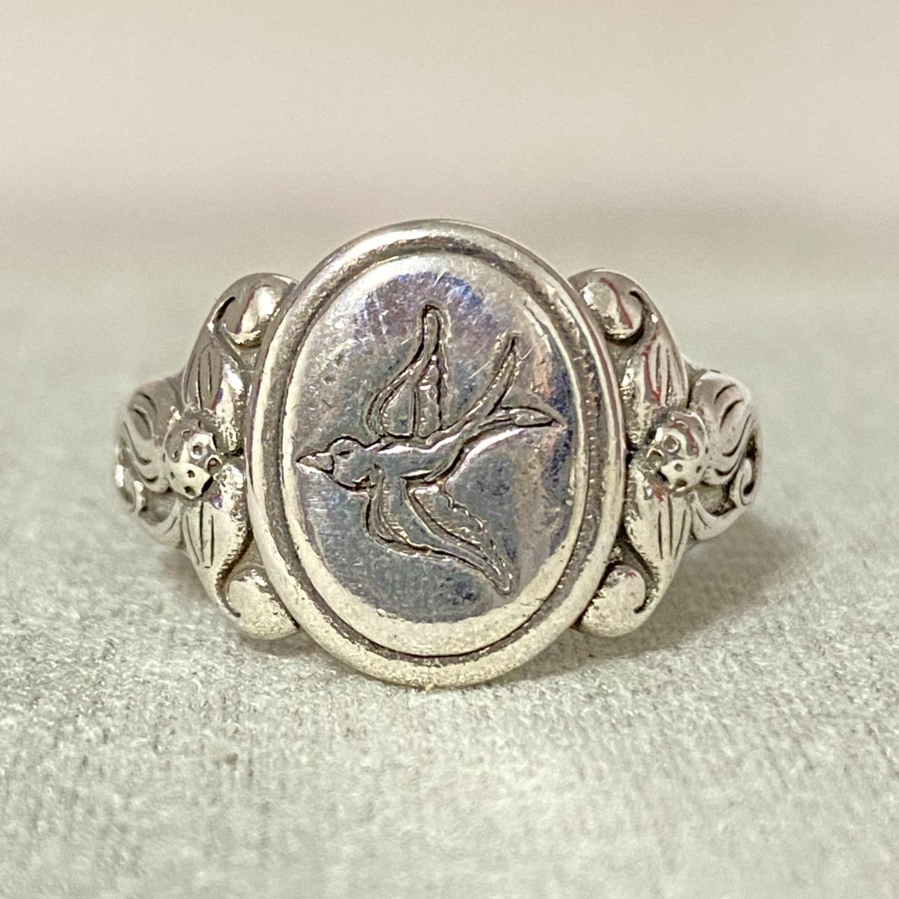 1-7 y2k vintage ring Material: s925 silver size：The... | Depop