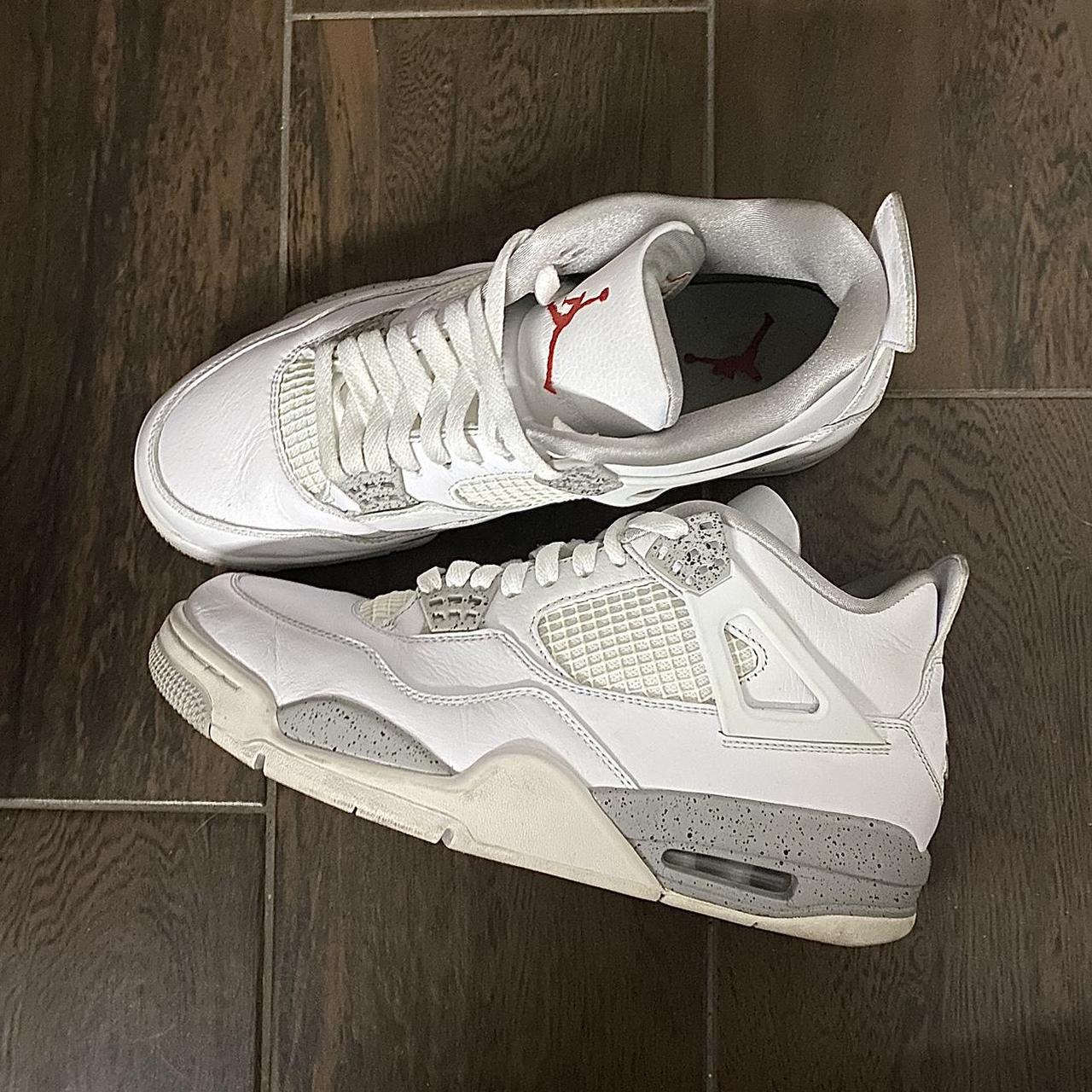 Jordan 4 Retro White Oreo’s, Barely Used With almost... | Depop