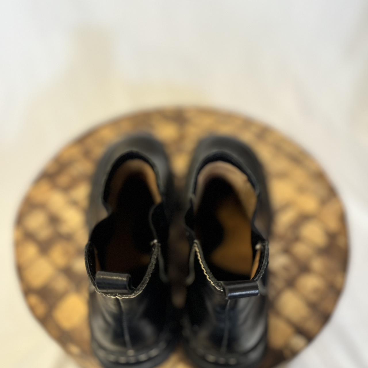 FALINE Black Leather Chelsea Boot by Born - Womens... - Depop