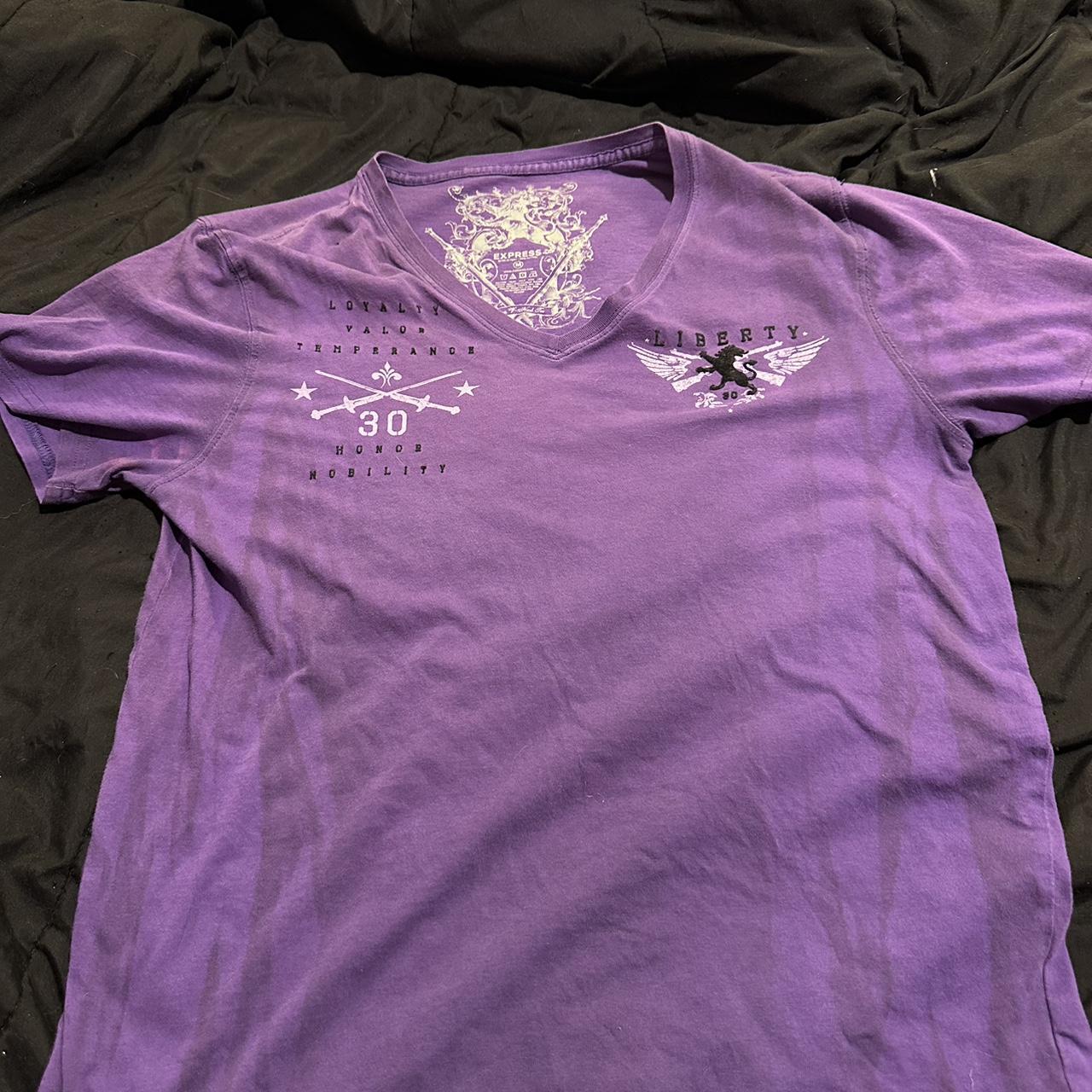 Vintage emo express t-shirt Size M #affliction... - Depop