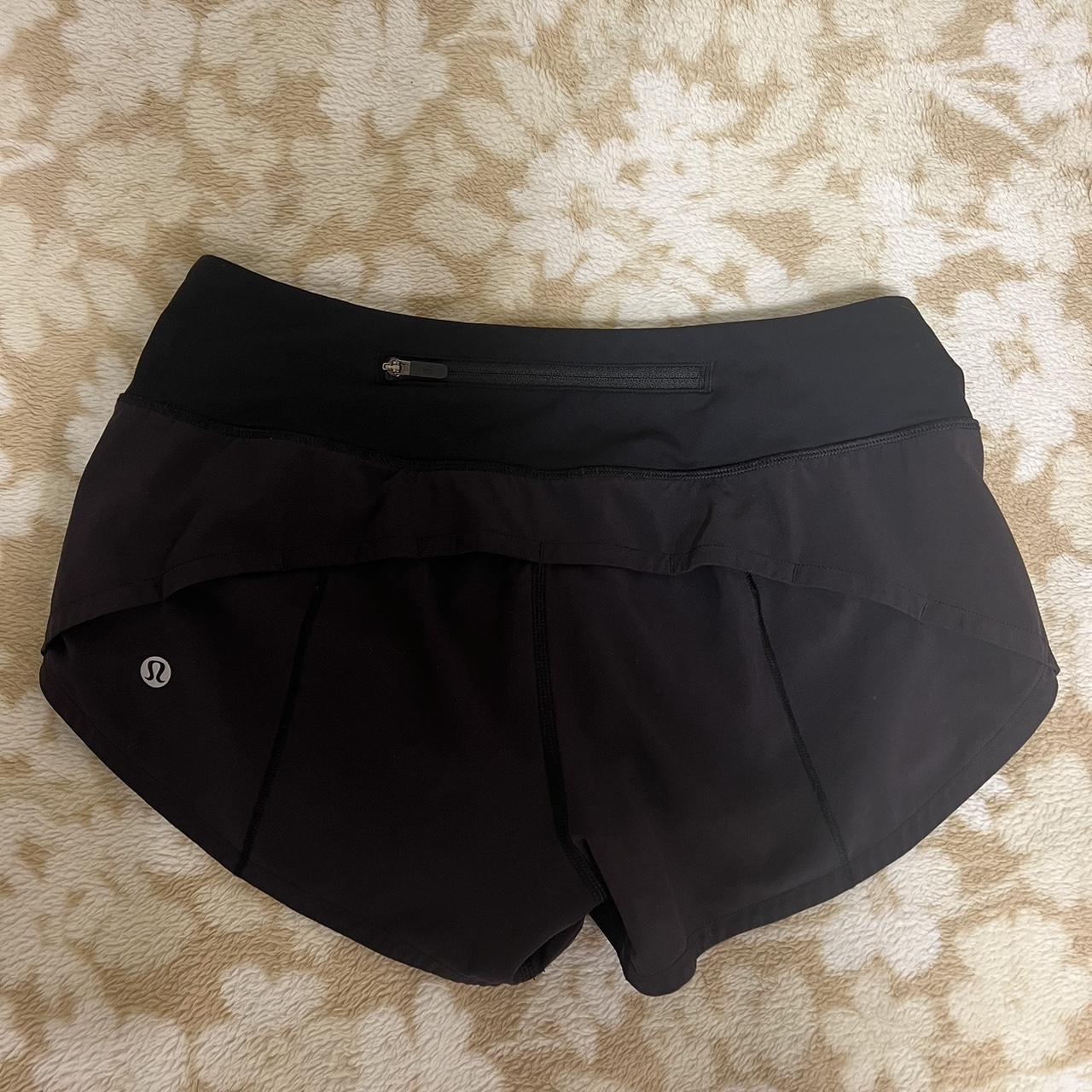 Lulu lemon shorts good for running color: black - Depop