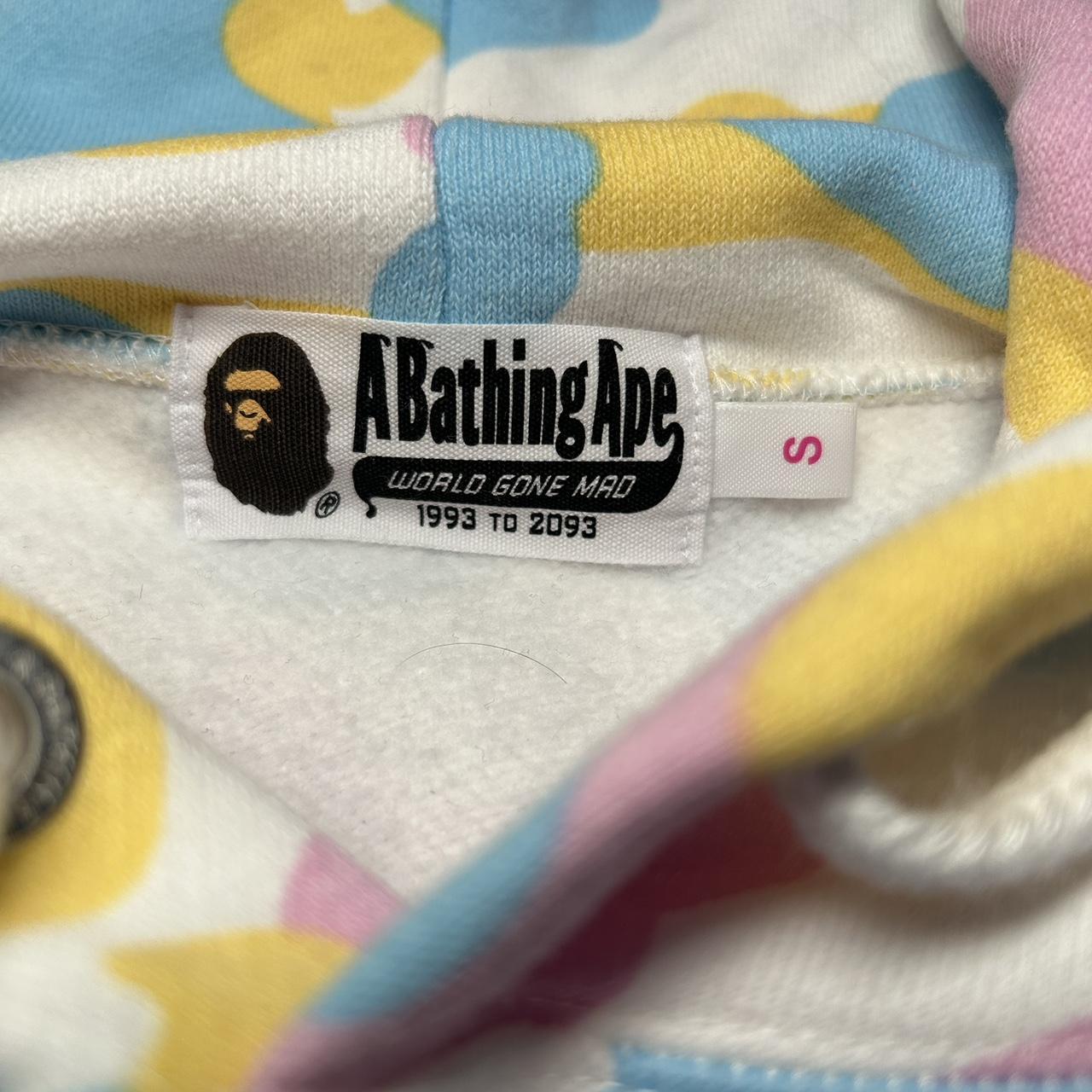 Authentic Bape Cotton Candy Camo Spellout Oversized... | Depop