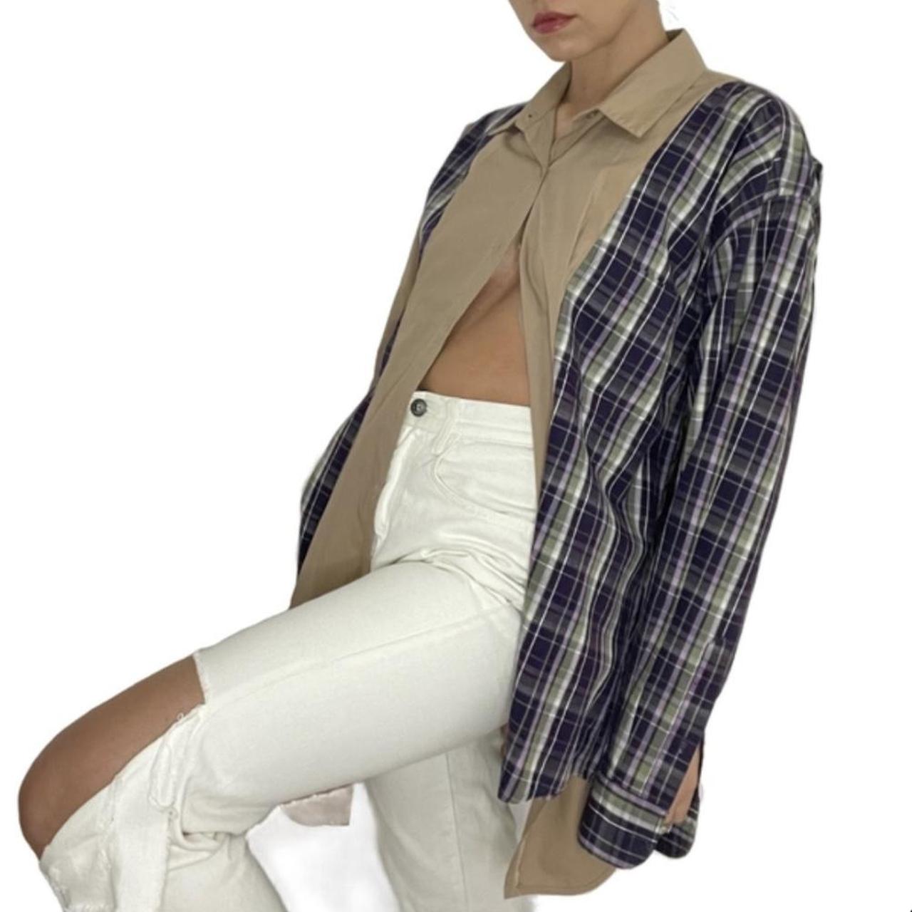 Handmade reworked men’s oversized shirt New... - Depop