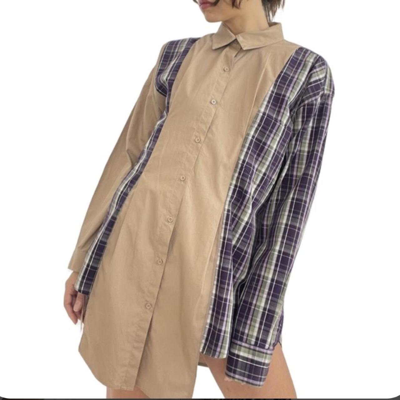 Handmade reworked men’s oversized shirt New... - Depop