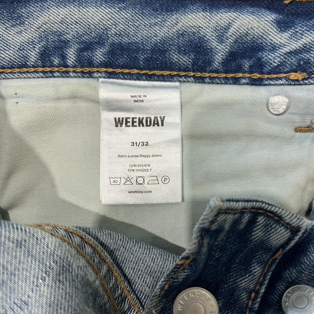 Weekday Astro Jeans Perfect Condition, Never... - Depop