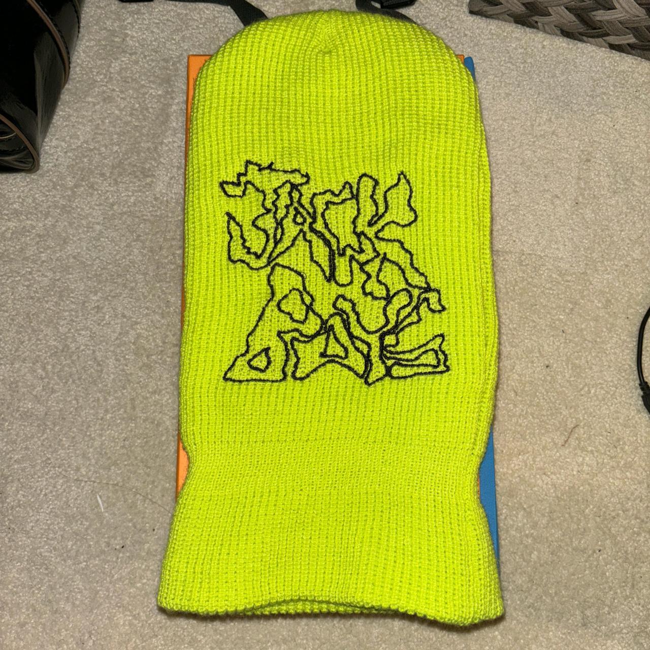 Travis Scott JACKBOYS Cover Neon Mask - Brand New,... - Depop