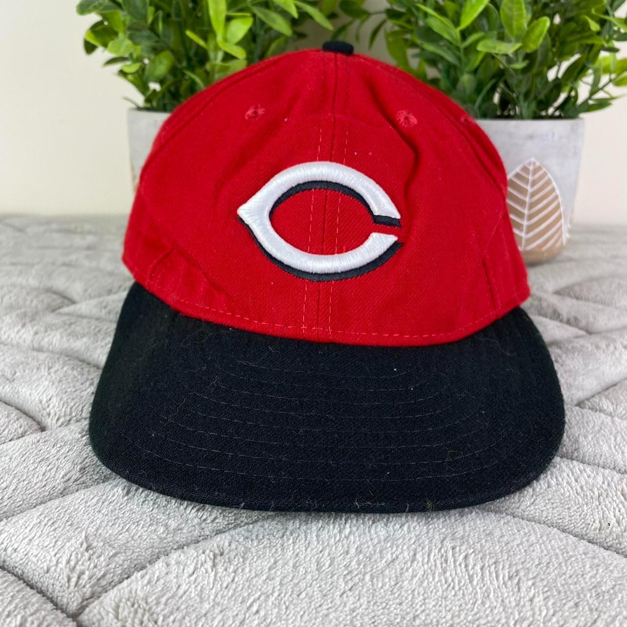 New era fitted cap Cincinnati Reds hat vintage... - Depop
