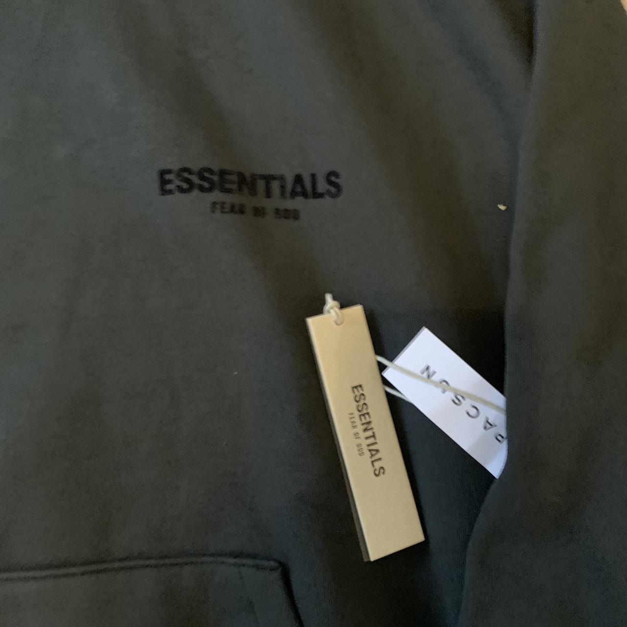 Black essentials FOG hoodie fw22 I’m perfect... - Depop