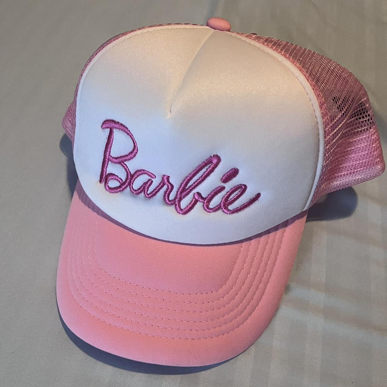 Barbie trucker hat🤠💖💖 Barbie brand😍 Brand new with... - Depop