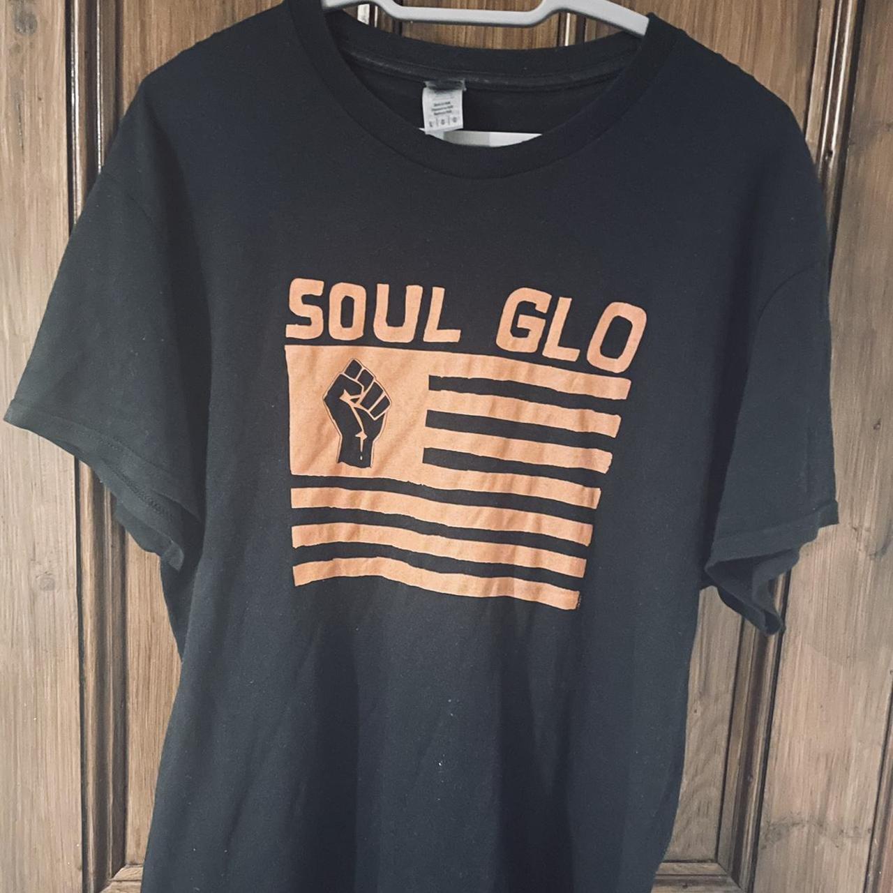 Soul Glo black and orange large t shirt #soulglo... - Depop