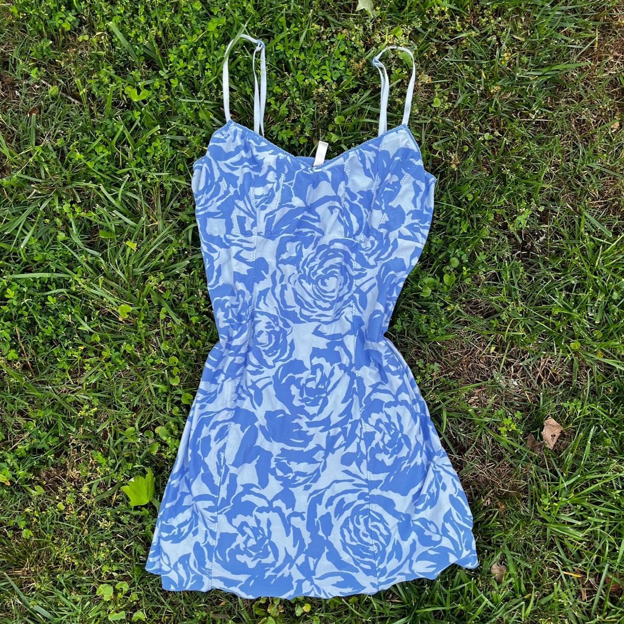 Ambrielle Women's Blue and Navy Nightwear | Depop