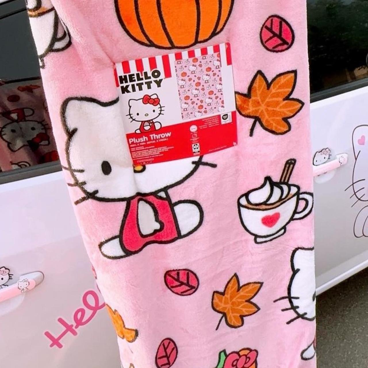 ISO hello kitty fall blanket WILLING TO TRADE... - Depop