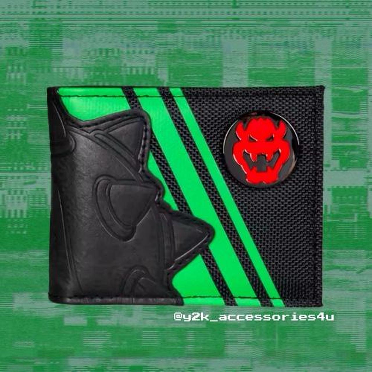 Super cool bowser wallet with red and green accents... - Depop