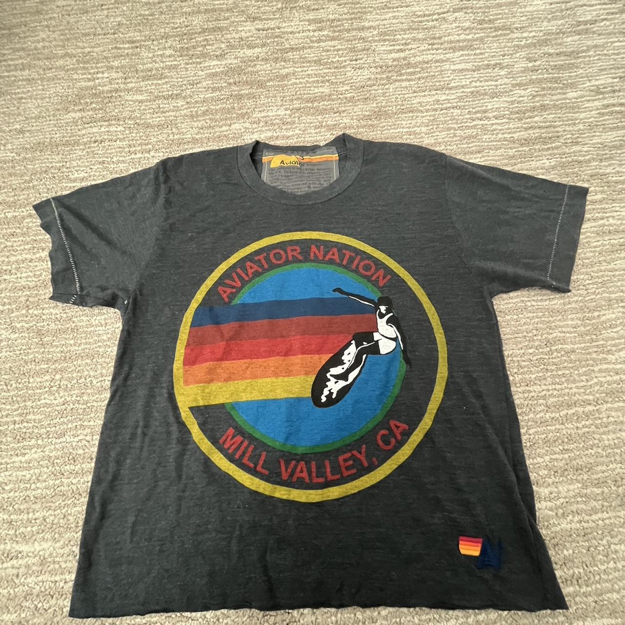 aviator nation t shirt size small - Depop