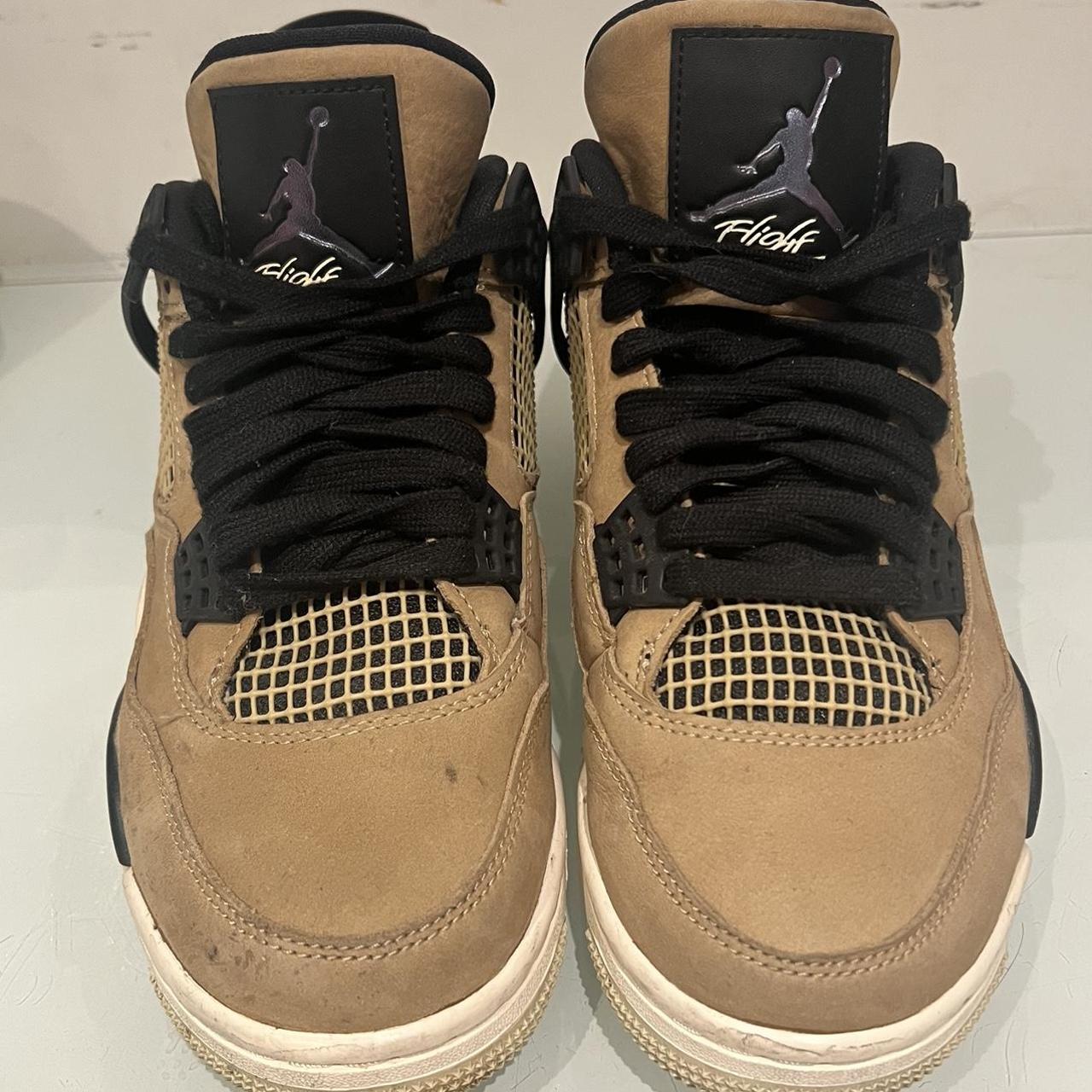 Jordan 4s Retro Mushroom Slightly worn/ No box - Depop
