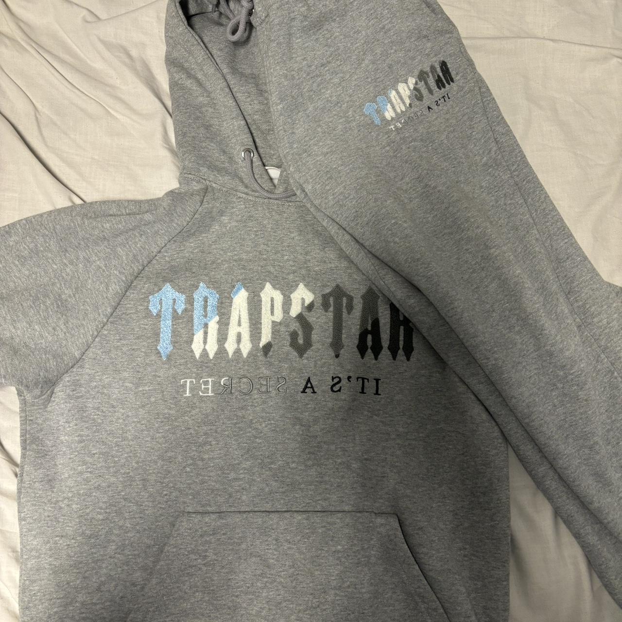 Grey Trapstar Tracksuit Worn but still in good... - Depop