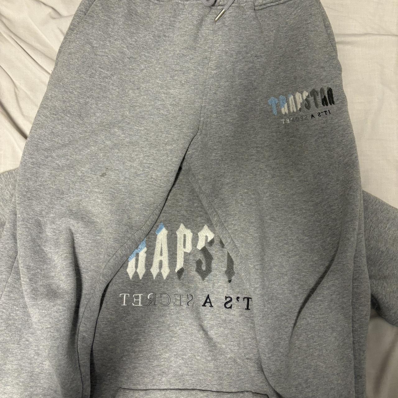 Grey Trapstar Tracksuit Worn but still in good... - Depop