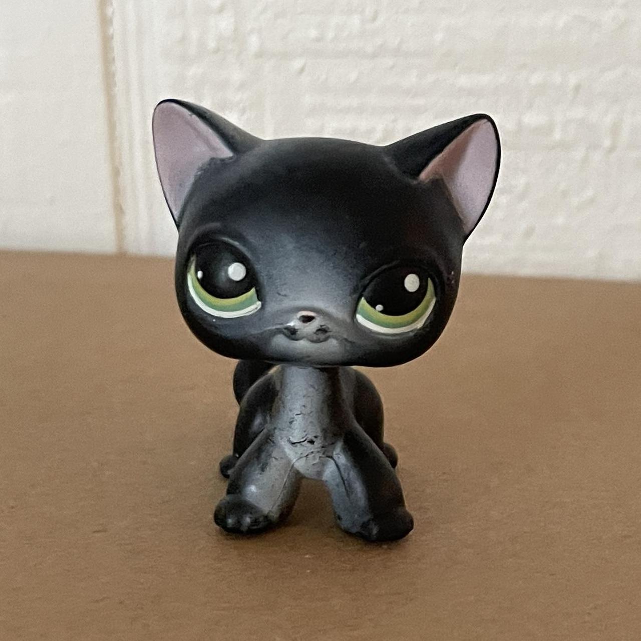 LPS littlest pet shop #336 black cat shorthair... - Depop
