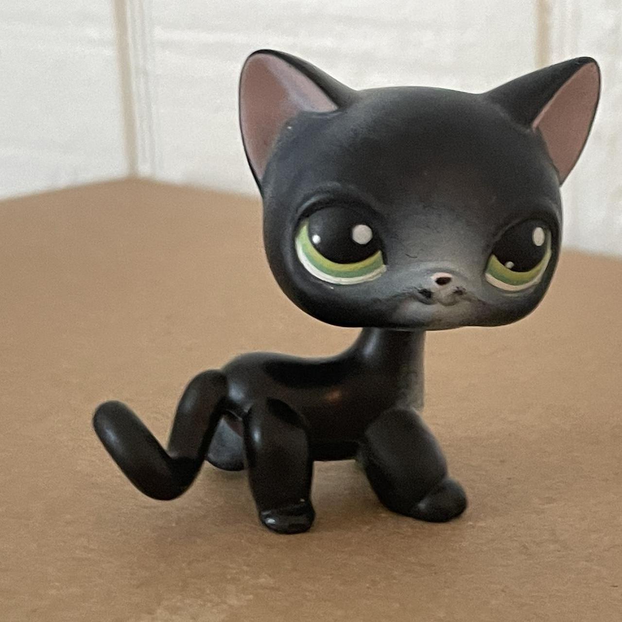 LPS littlest pet shop #336 black cat shorthair... - Depop