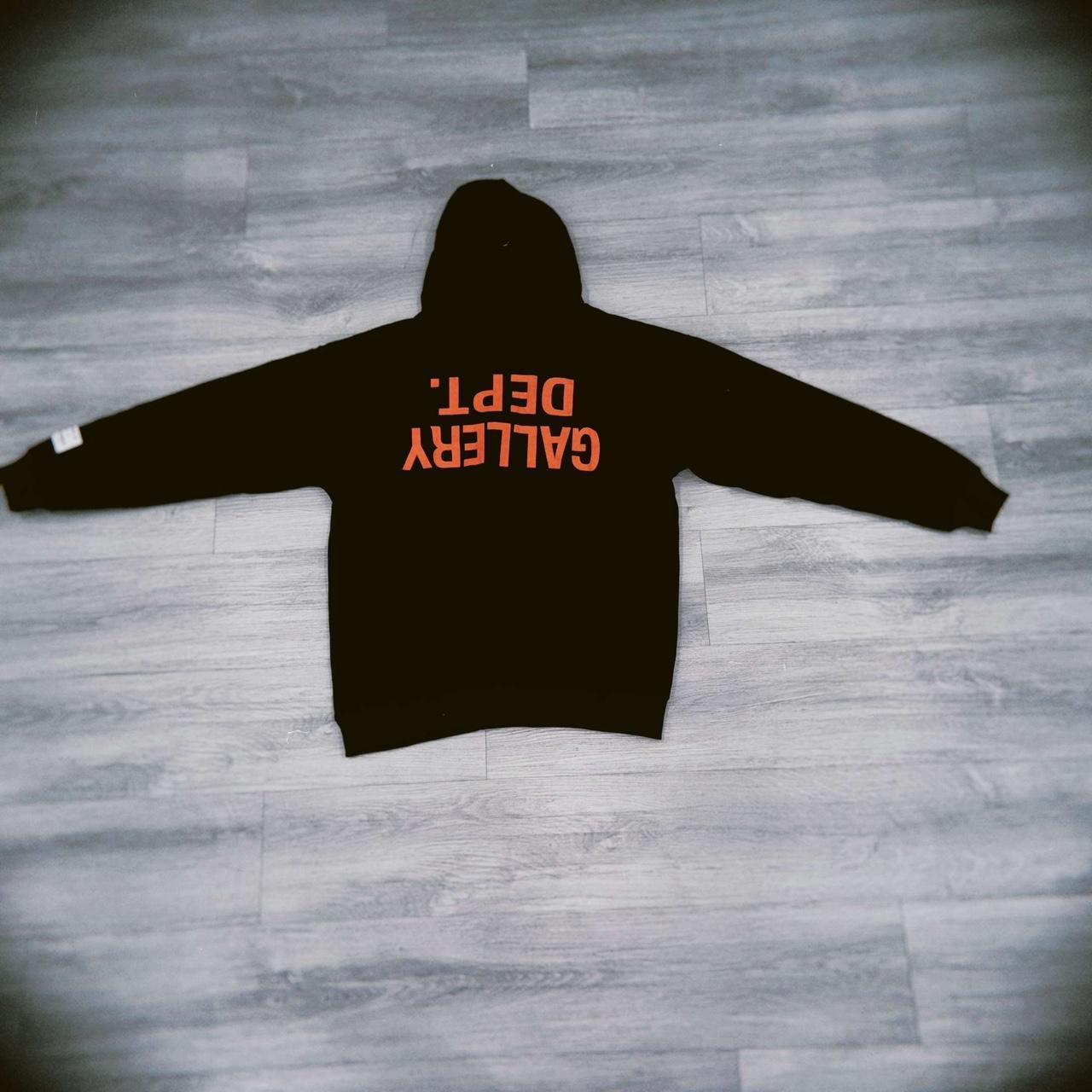 Black and red Gallery Dept hoodie #hoodie Very good... - Depop