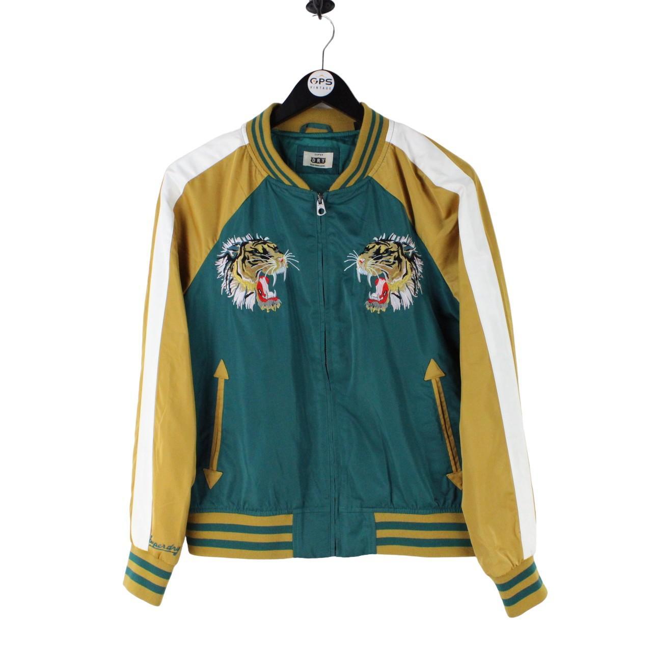 SUPERDRY Japan Jacket SUIKA Varsity Embroidered... - Depop