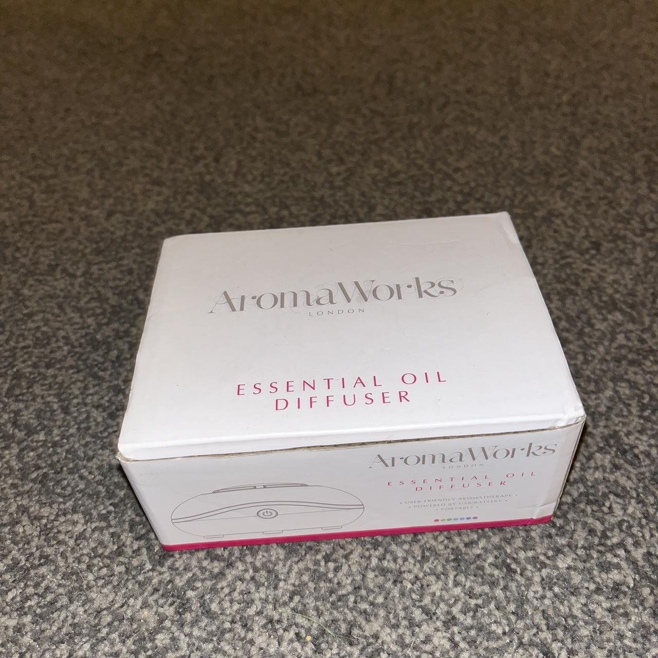 White Aroma Works essential oil diffuser Lovely... - Depop