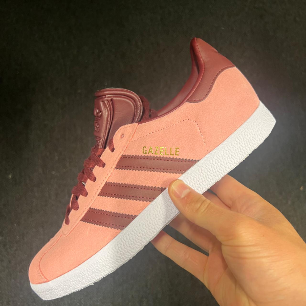 Adidas Originals Women's Pink Trainers | Depop