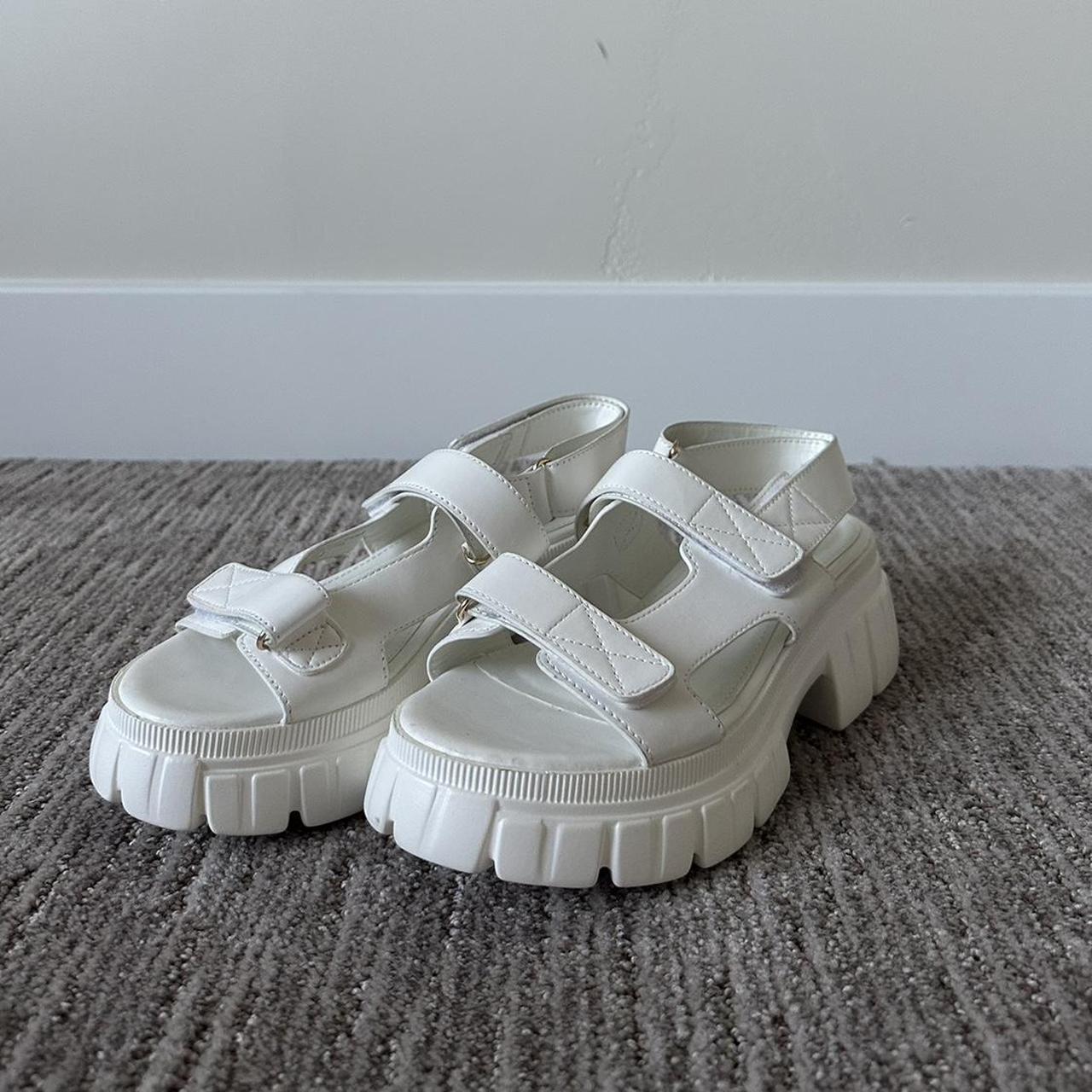 Dolls Kill Platform Sandals Velcro Super Light Depop
