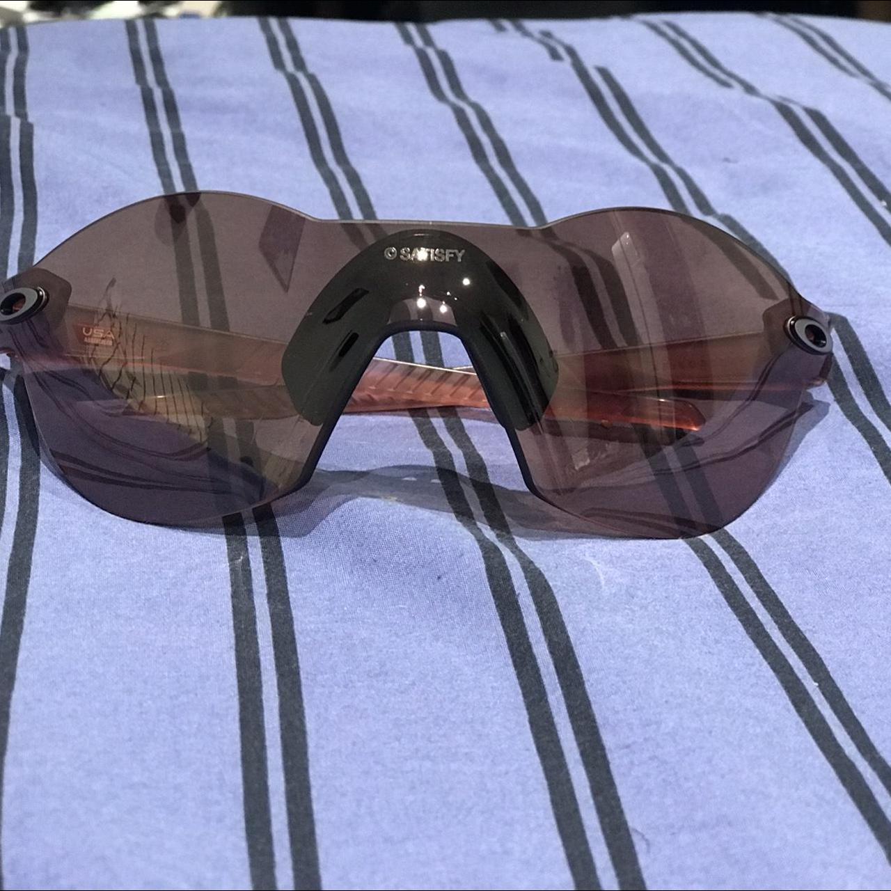 Satisfy running x Oakley glasses Dusty Rose For... - Depop