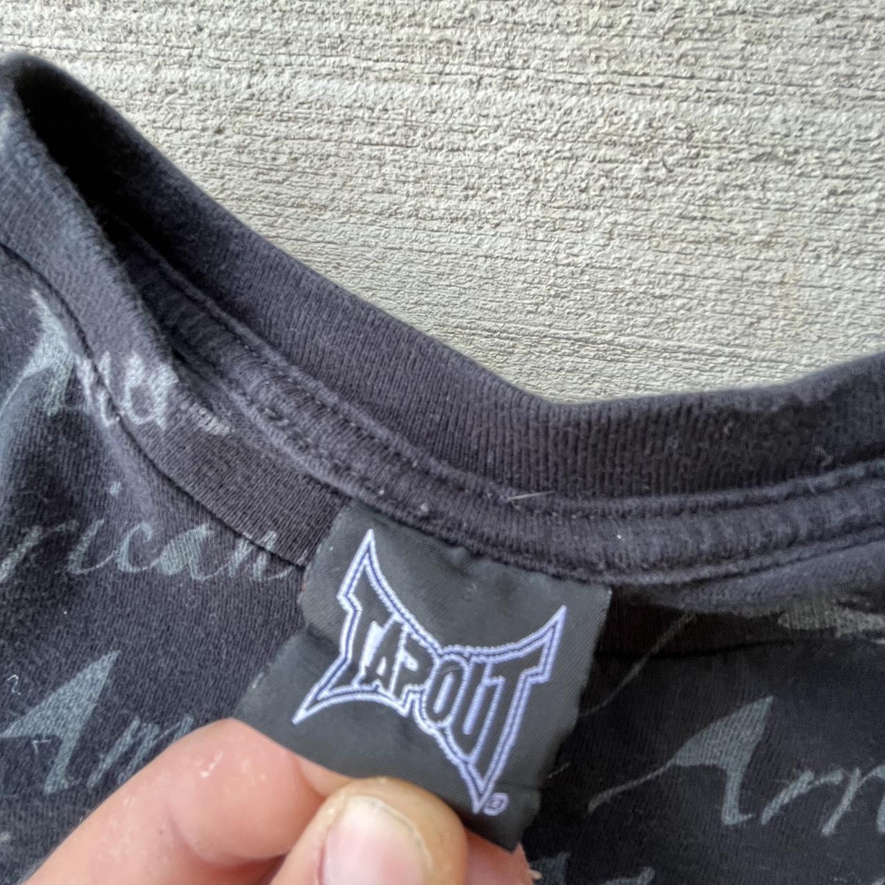 Y2k tapout wrestling aop American arrogant Paula d t... - Depop