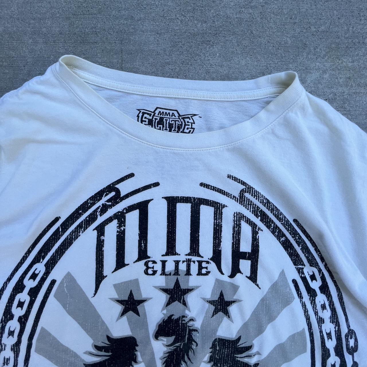 Y2k mma elite long sleeve thermal lined emo grunge t... - Depop