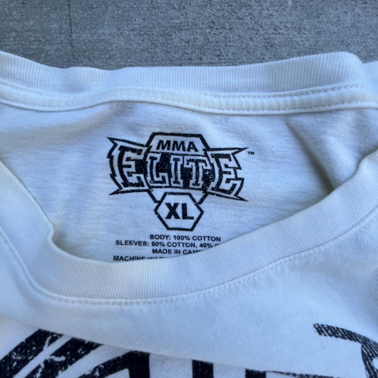 Y2k mma elite long sleeve thermal lined emo grunge t... - Depop