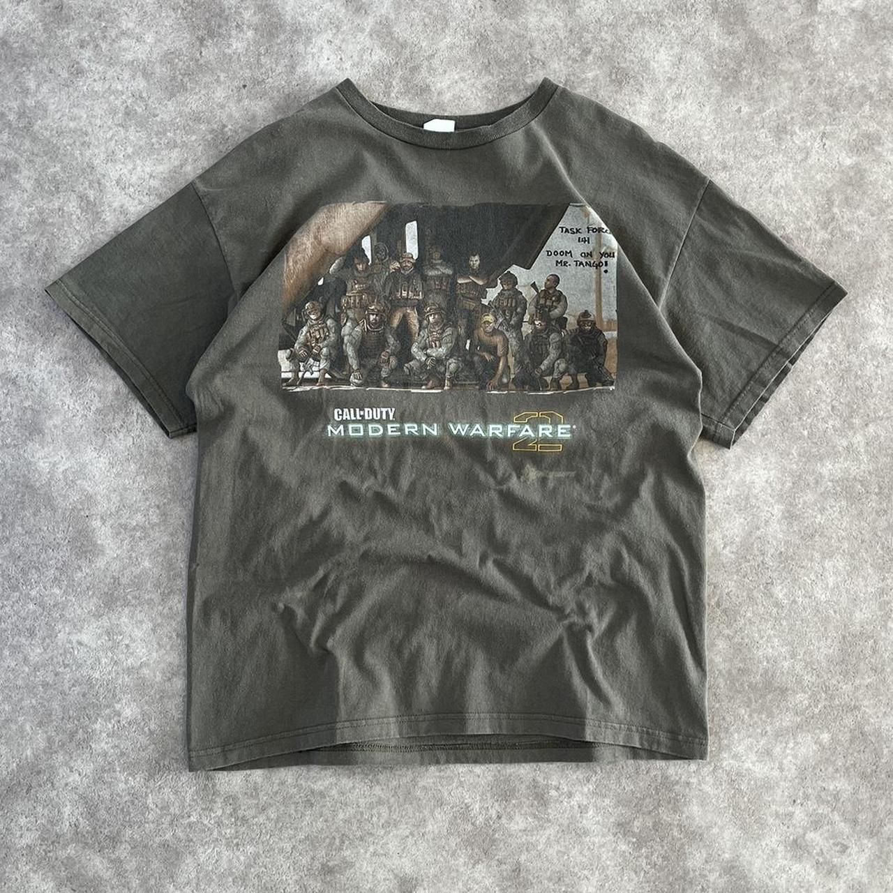 Y2k modern warfare 2 call of duty green Xbox promo... - Depop