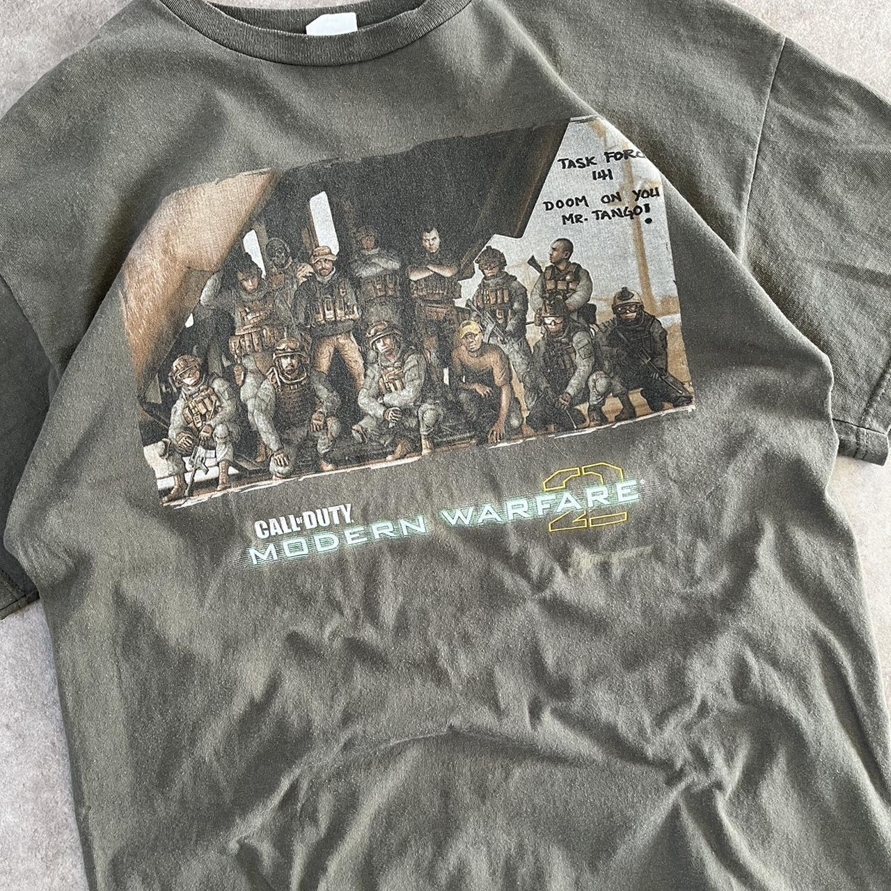 Y2k modern warfare 2 call of duty green Xbox promo... - Depop