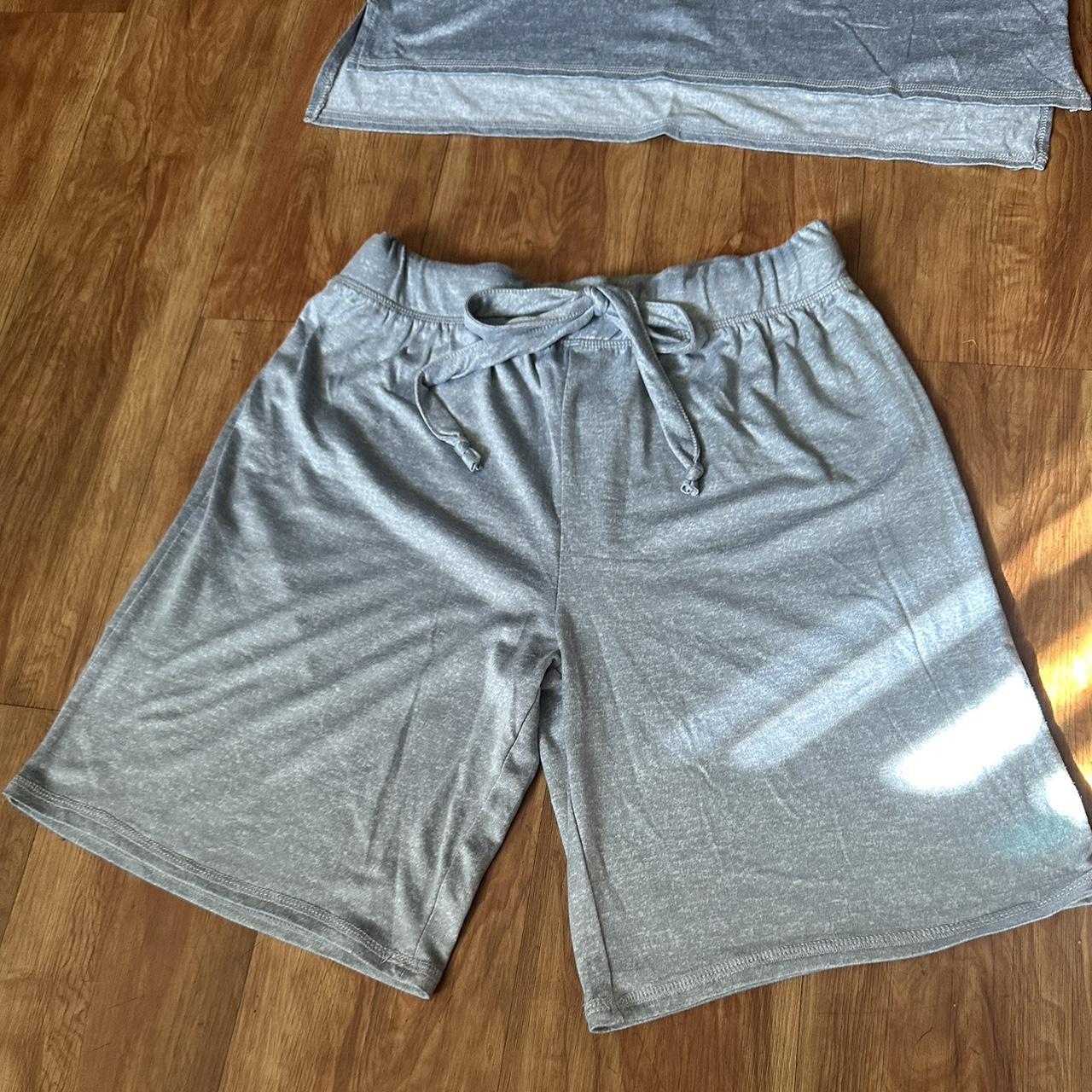 Grey Woman’s Pajama Set #comfy #cotton #pajama... - Depop