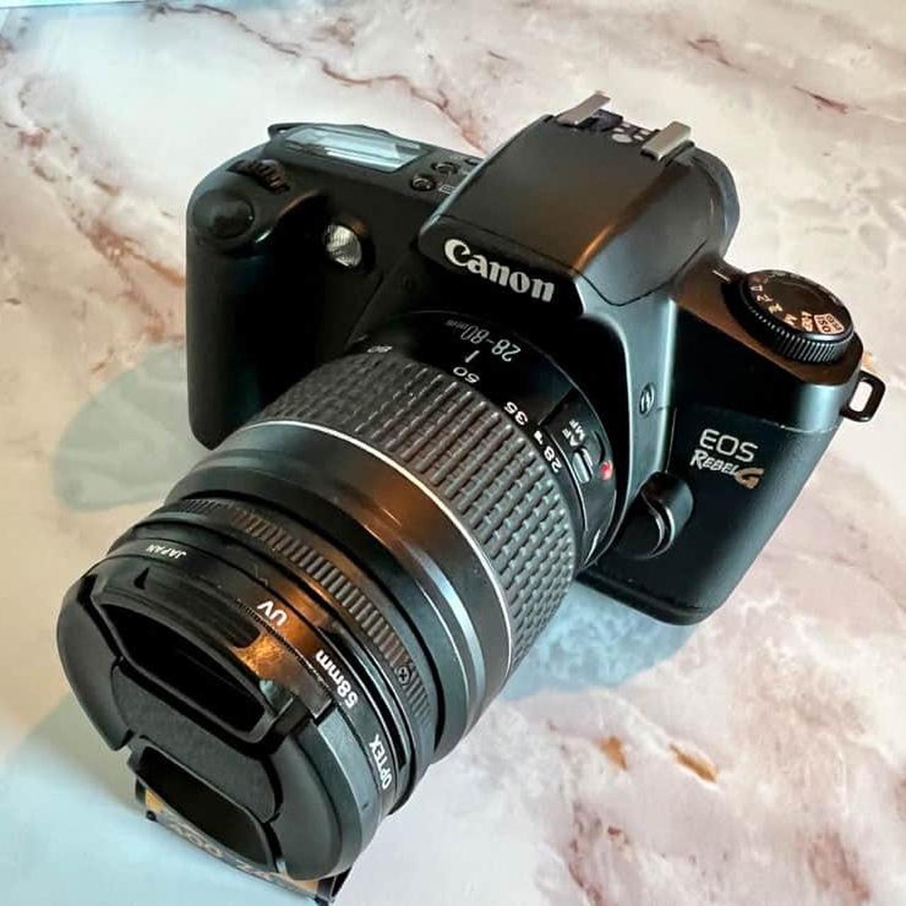 FILM CAMERA Canon Eos Rebel G Film Camera with flash... - Depop