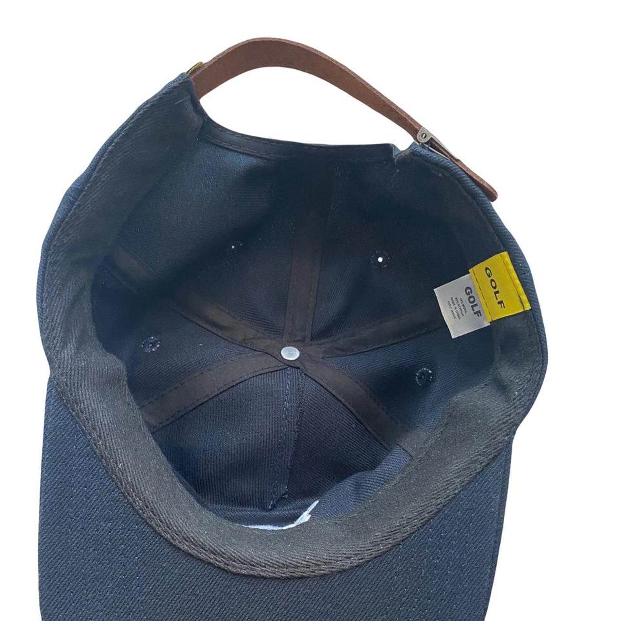 Golf Wang Men's Navy and White Hat | Depop