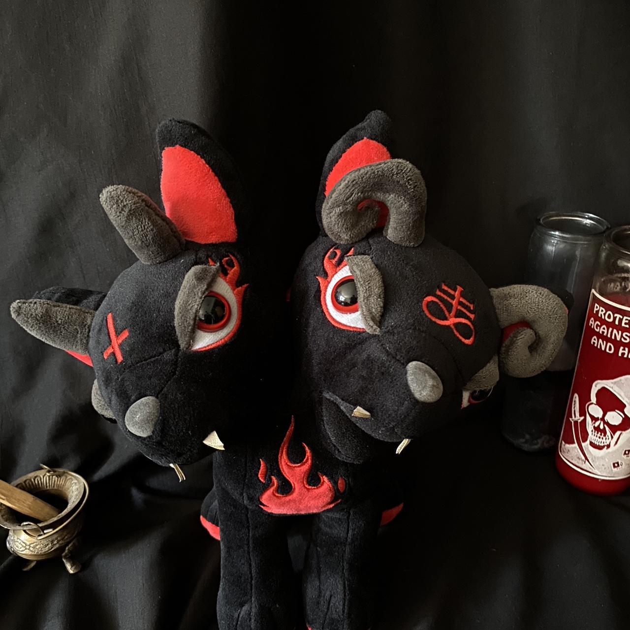 KILLSTAR KREEPTURES Hellhound Plush Toy Two Heads.... - Depop