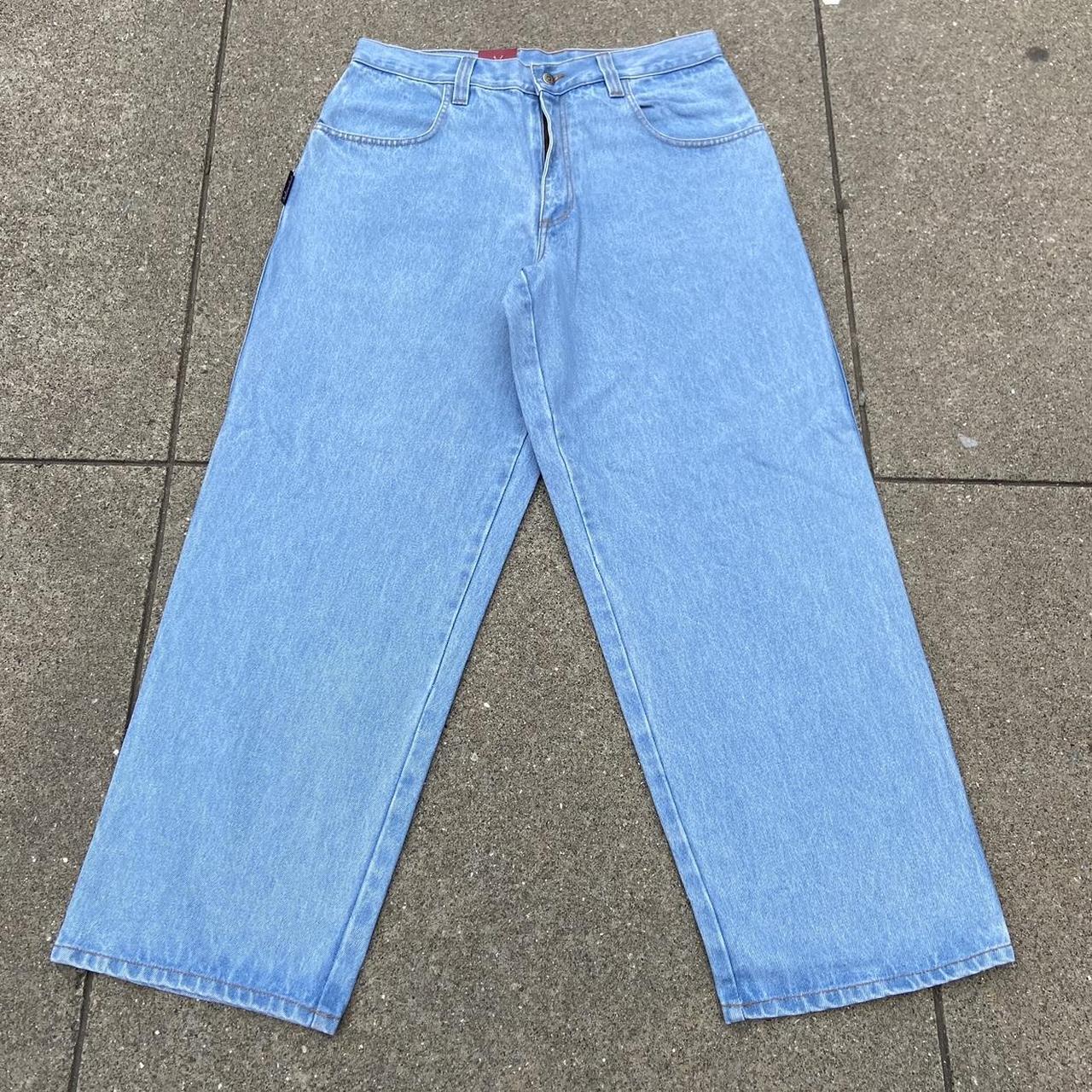 Deadstock 90s interstate baggy skate jeans size 34”... - Depop