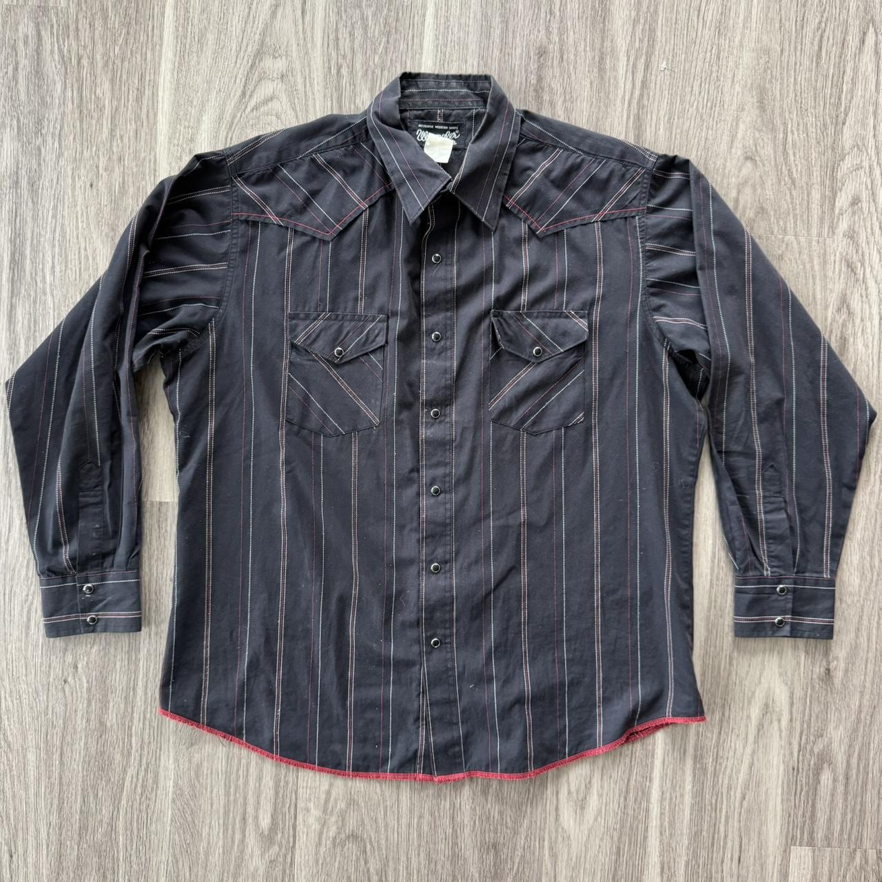 Vintage Western Wrangler Button Up Brand:... | Depop