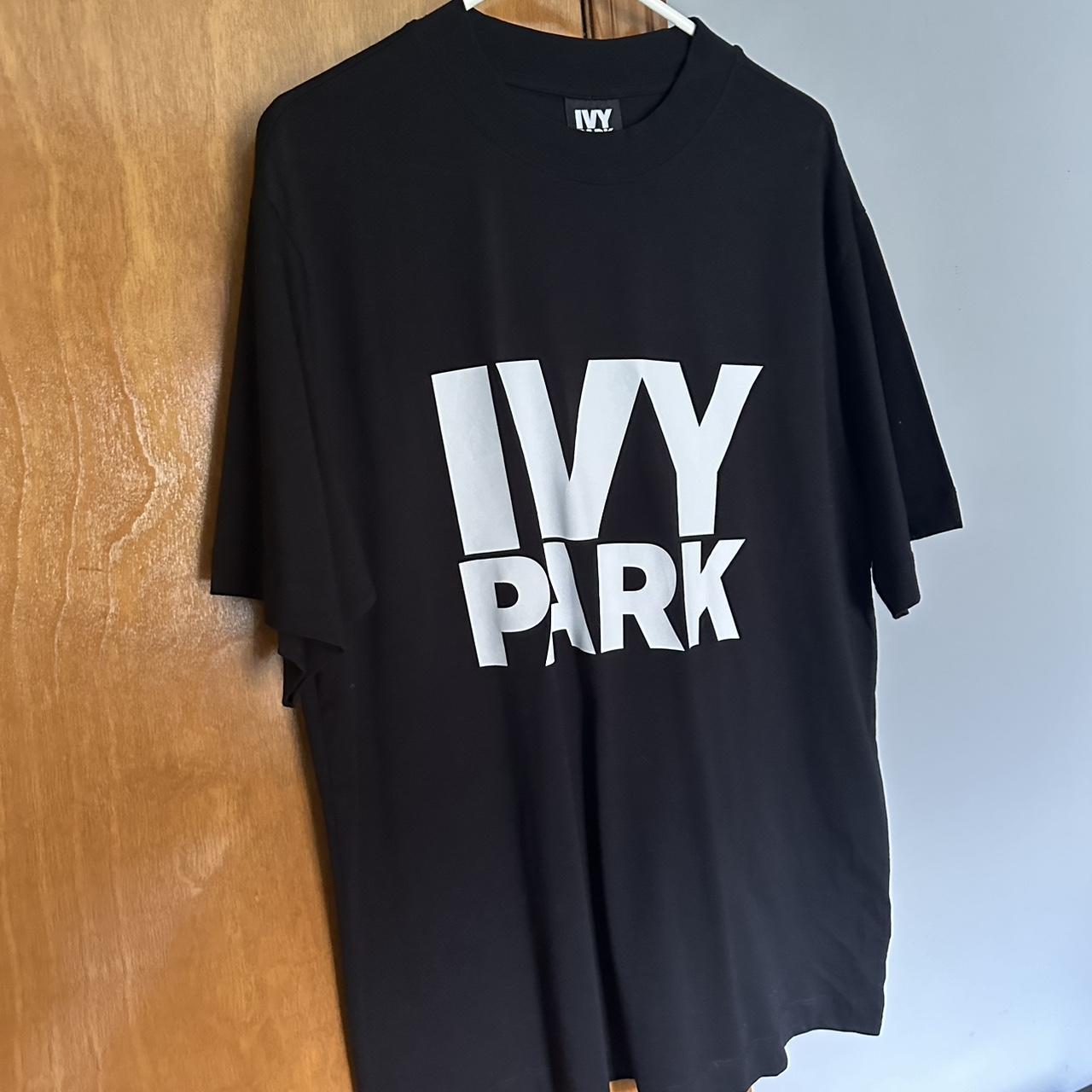 Black IVY PARK athletic T-shirt Runs large - Depop