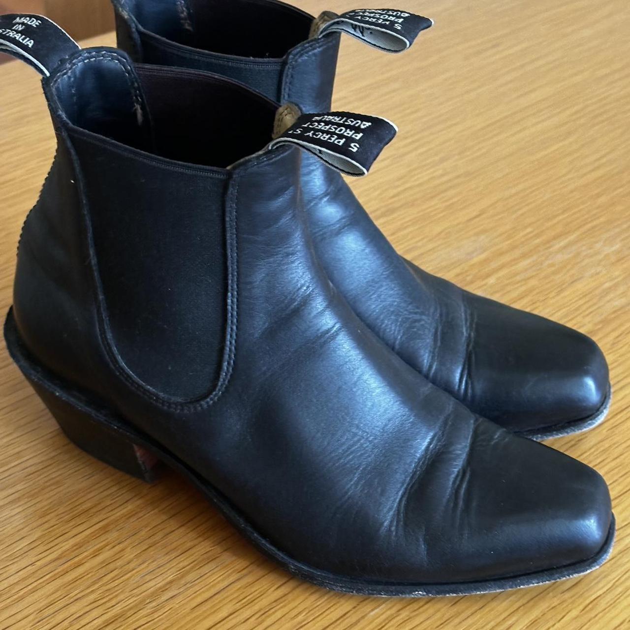 RM Williams Ladies Cuban heel black boots RRP... | Depop