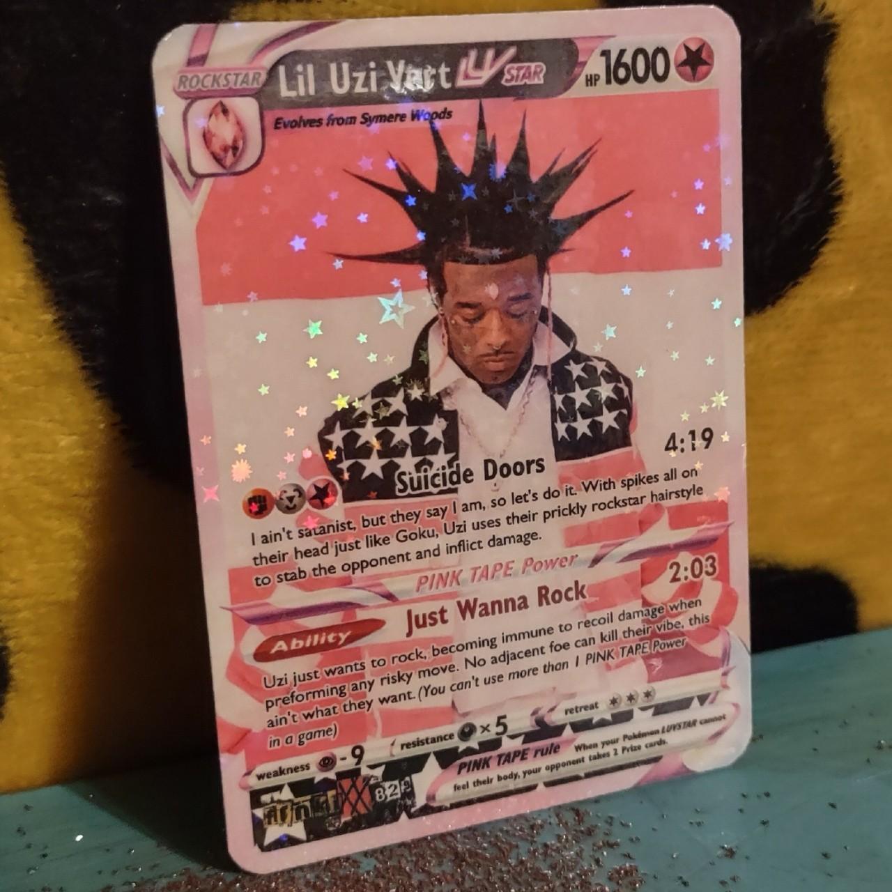 Lil Uzi Vert 'Pink Tape' Pokémon Card !!ALL PRICES... - Depop