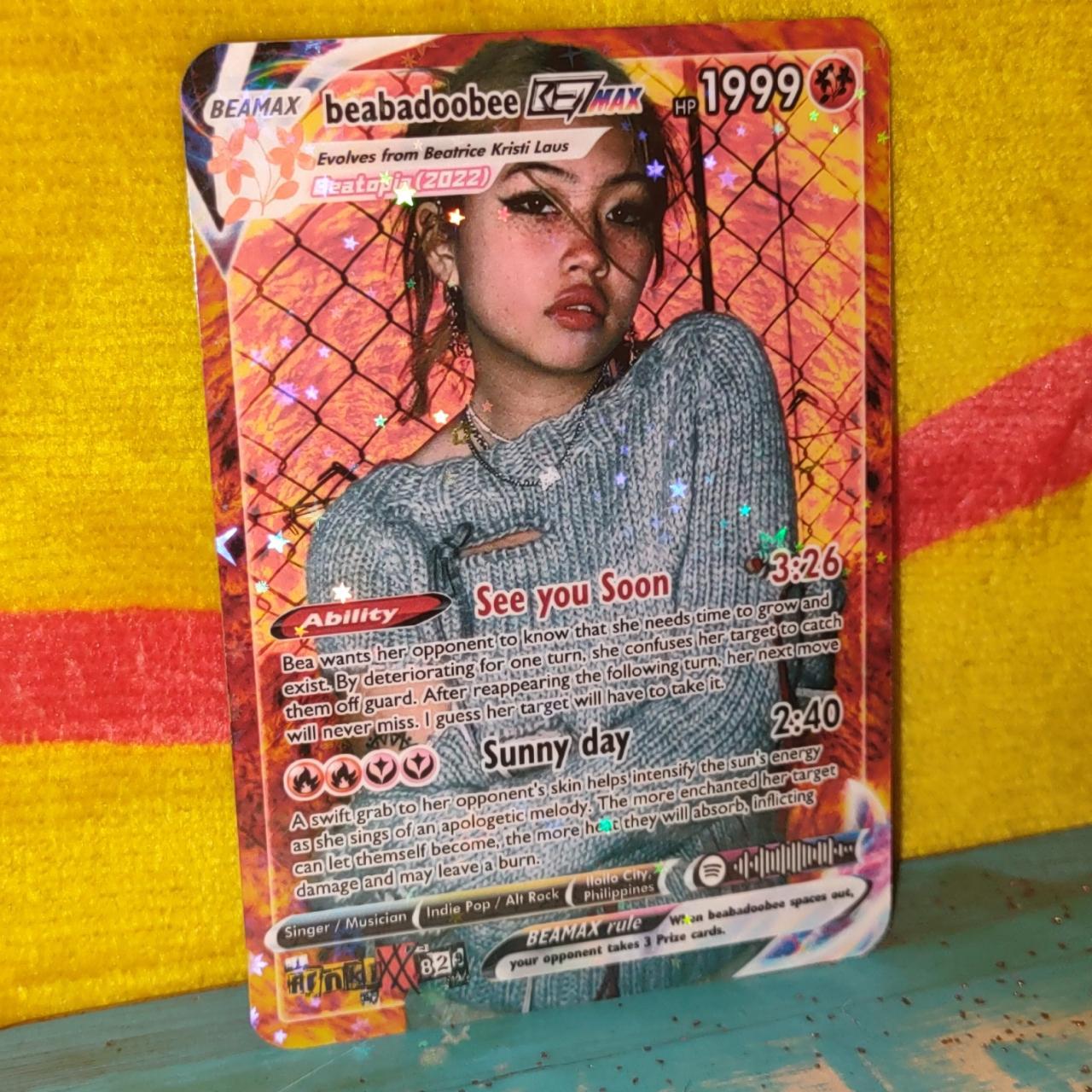 beabadoobee Pokémon Card !!ALL PRICES FIRM, NO... - Depop
