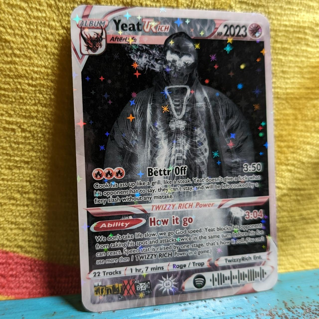 Yeat - 'AftërLyfe' Pokemon Card !!ALL PRICES FIRM,... - Depop