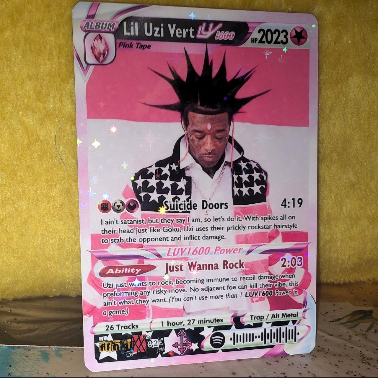 Lil Uzi Vert 'Pink Tape' Pokémon Card !!ALL PRICES... - Depop
