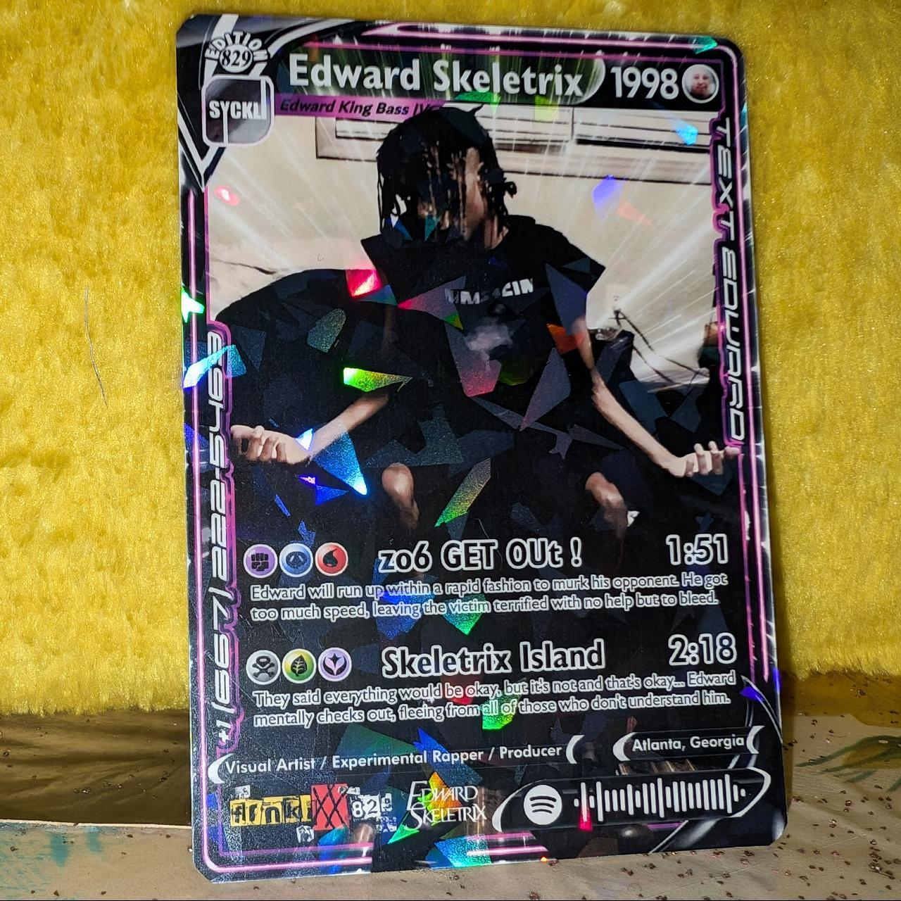 Edward Skeletrix Pokemon Card !!ALL PRICES FIRM, NO... - Depop