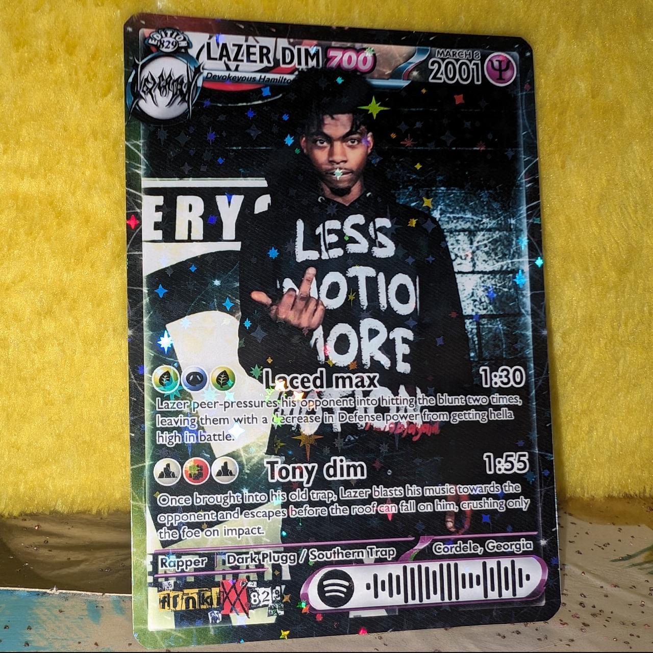 LAZER DIM 700 Holographic Trading Card !!ALL PRICES... | Depop