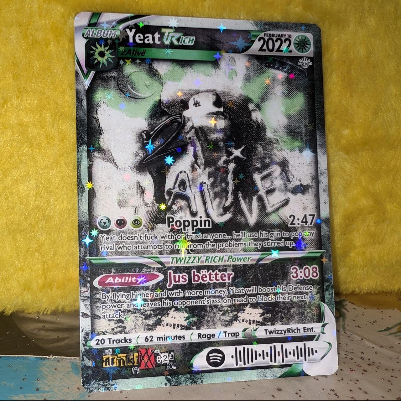 Yeat Holographic Trading Card Set !!ALL PRICES... | Depop