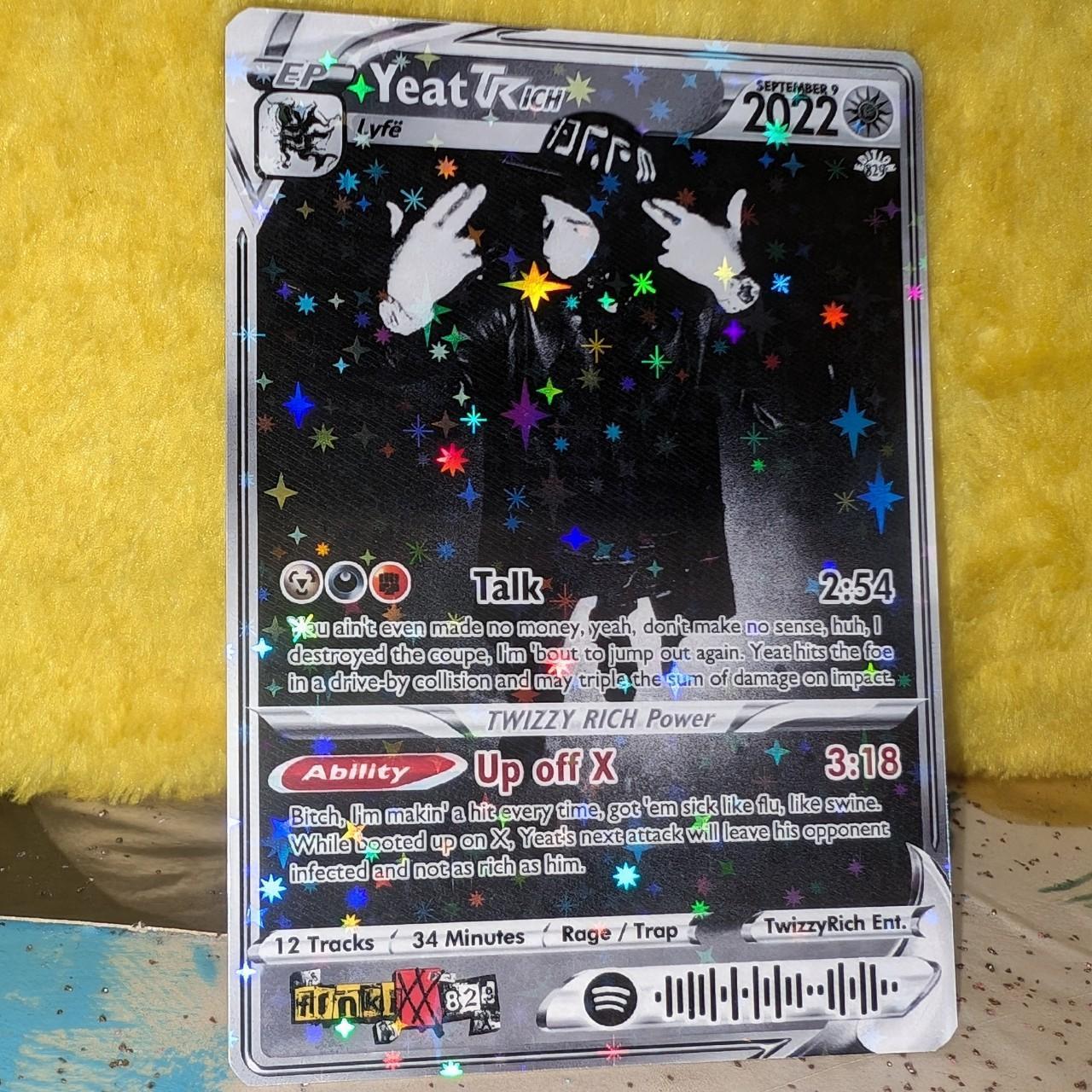 Yeat - 'Lyfë' Pokemon Card !!ALL PRICES FIRM, NO... - Depop